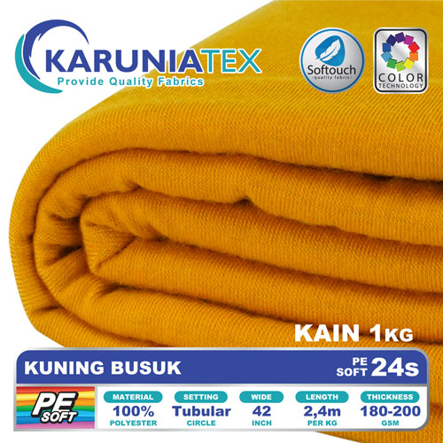 PE Soft 24S - Kuning Busuk - Karunia Textile Bandung