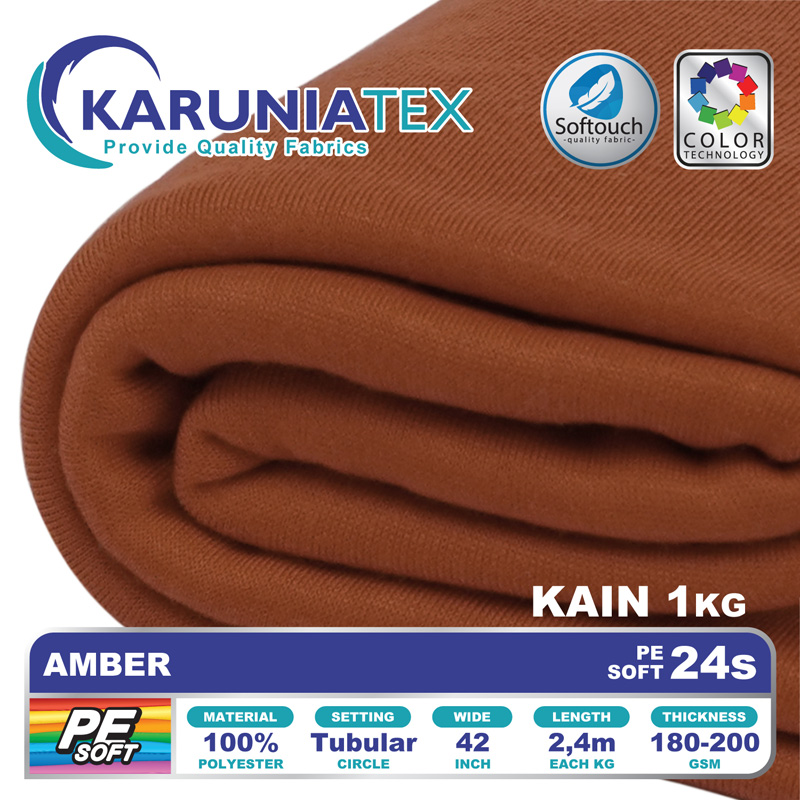 PE Soft 24S - Amber - Toko Bahan Kaos Karunia Textile