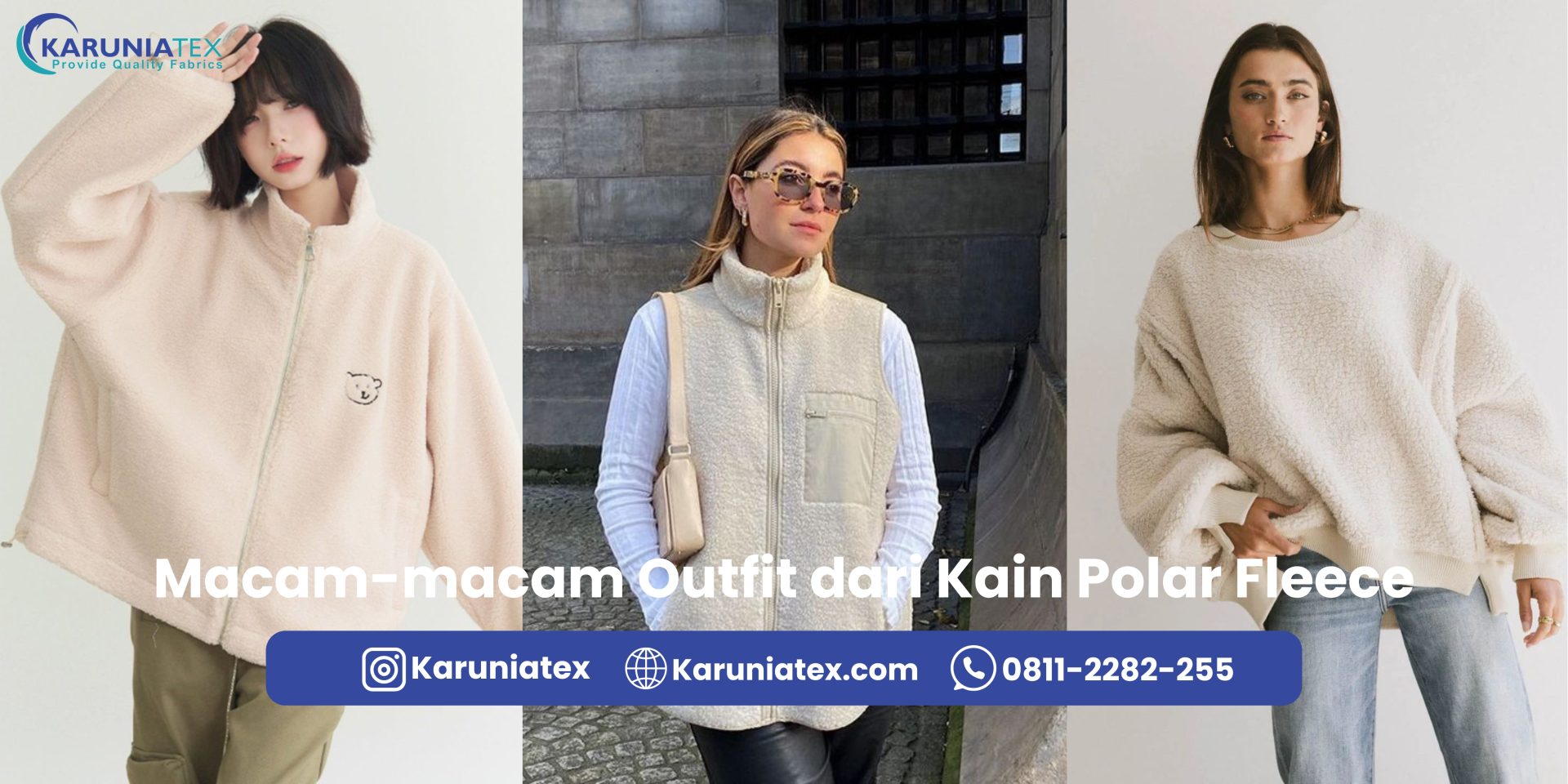 Macam-macam Outfit Dari Kain Polar Fleece Soft | Toko Bahan Kaos