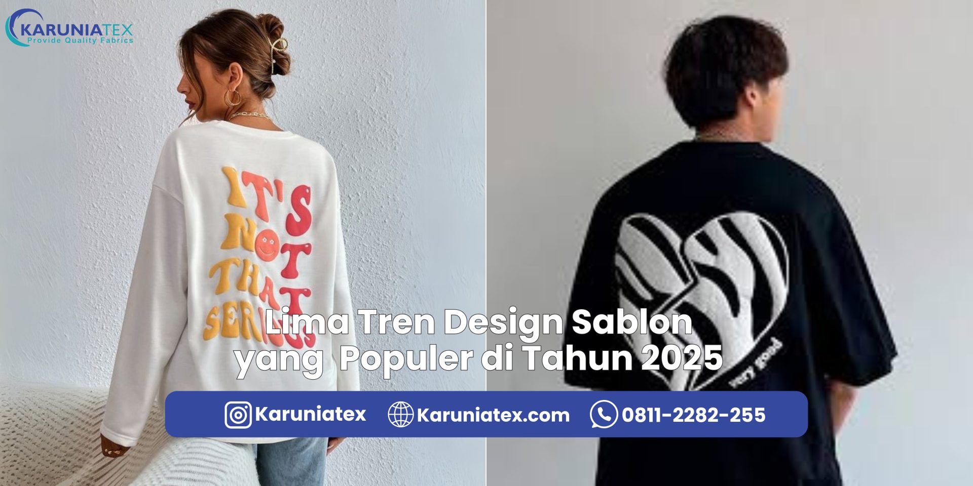 Lima Tren Desain Sablon yang Populer di Tahun 2025 | Toko Bahan Kaos
