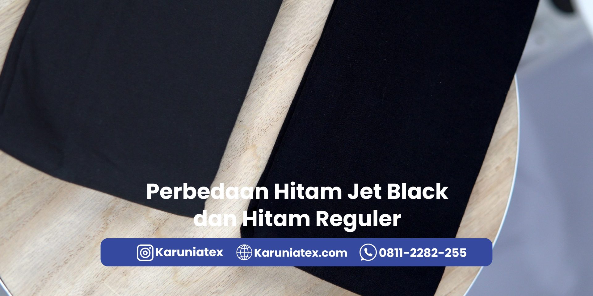 Perbedaan Hitam Reguler dan Hitam Jet Black | Toko Bahan Kaos