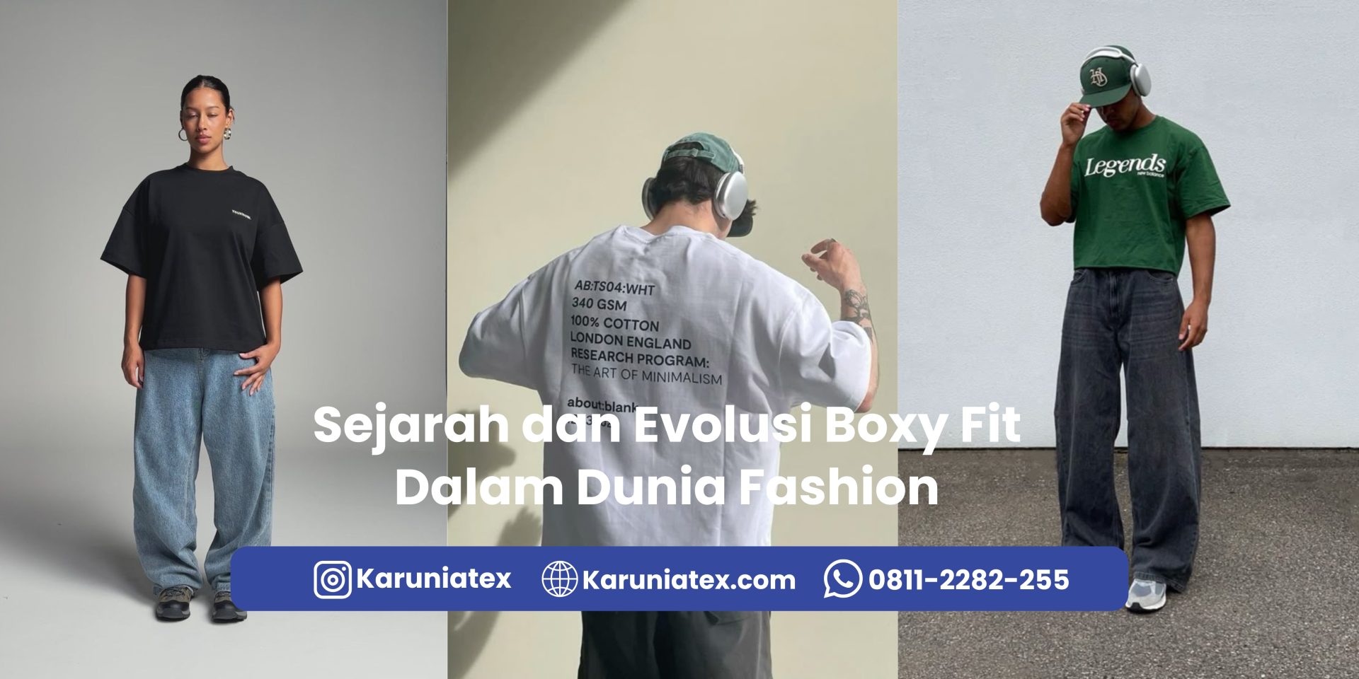 Sejarah dan Evolusi Boxy Fit Dalam Dunia Fashion | Toko Bahan Kaos