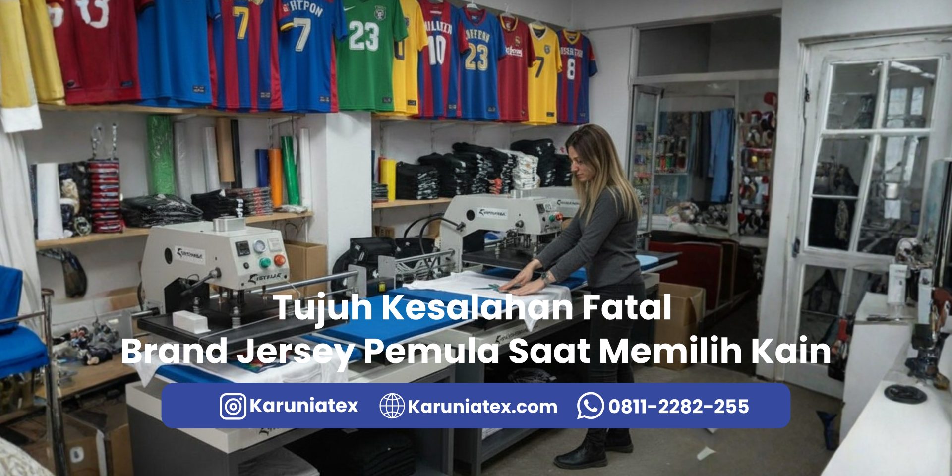 Tujuh Kesalahan Fatal Brand Jersey Pemula Saat Memilih Kain | Toko ...